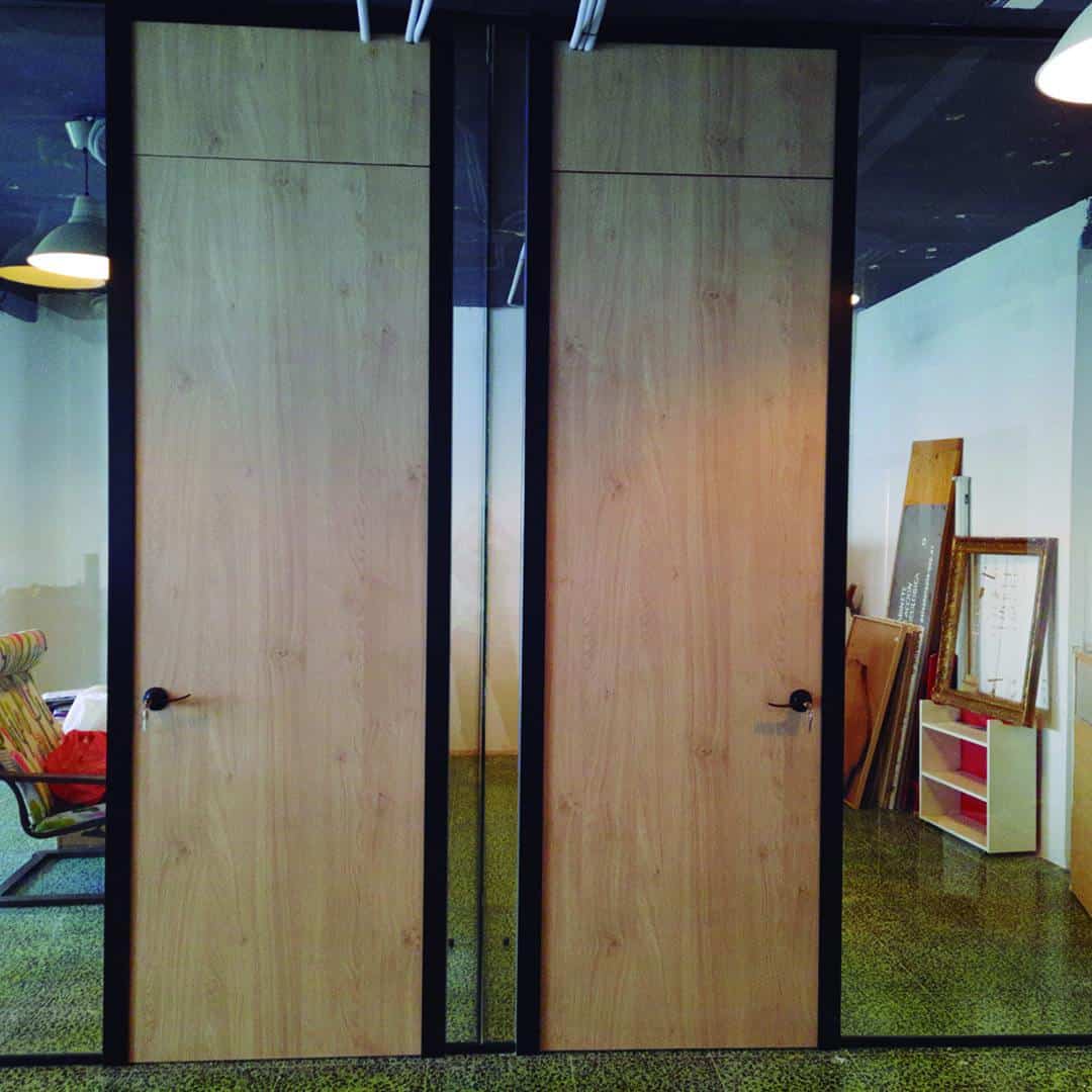 Tabiques divisorios opacos de madera - Proyectos DIVIDMAMPAR